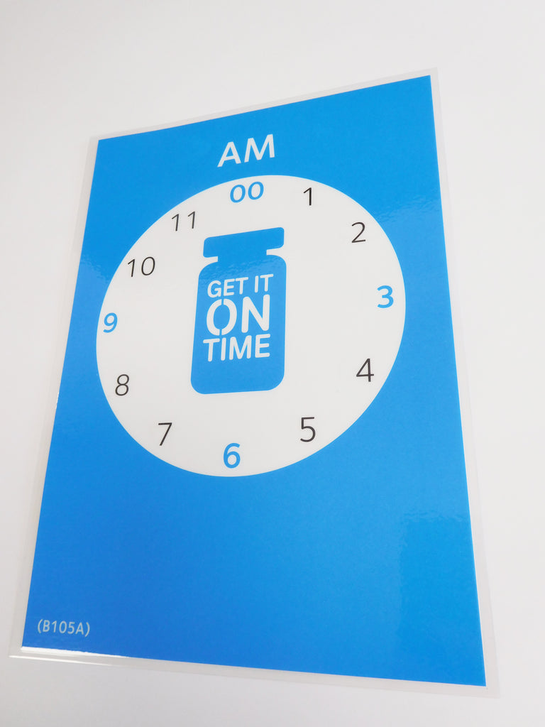Get It On Time wipeable clock flyer (A5) – Parkinson's UK shop